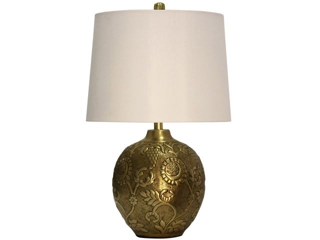 Embossed Table Lamp - Louis Mohana Furniture, Bourg Louisiana