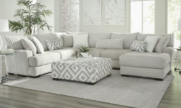 3 Pc Sectional - Laf Loveseat, Laf Bump Sofa And Raf Chaise - Louis ...